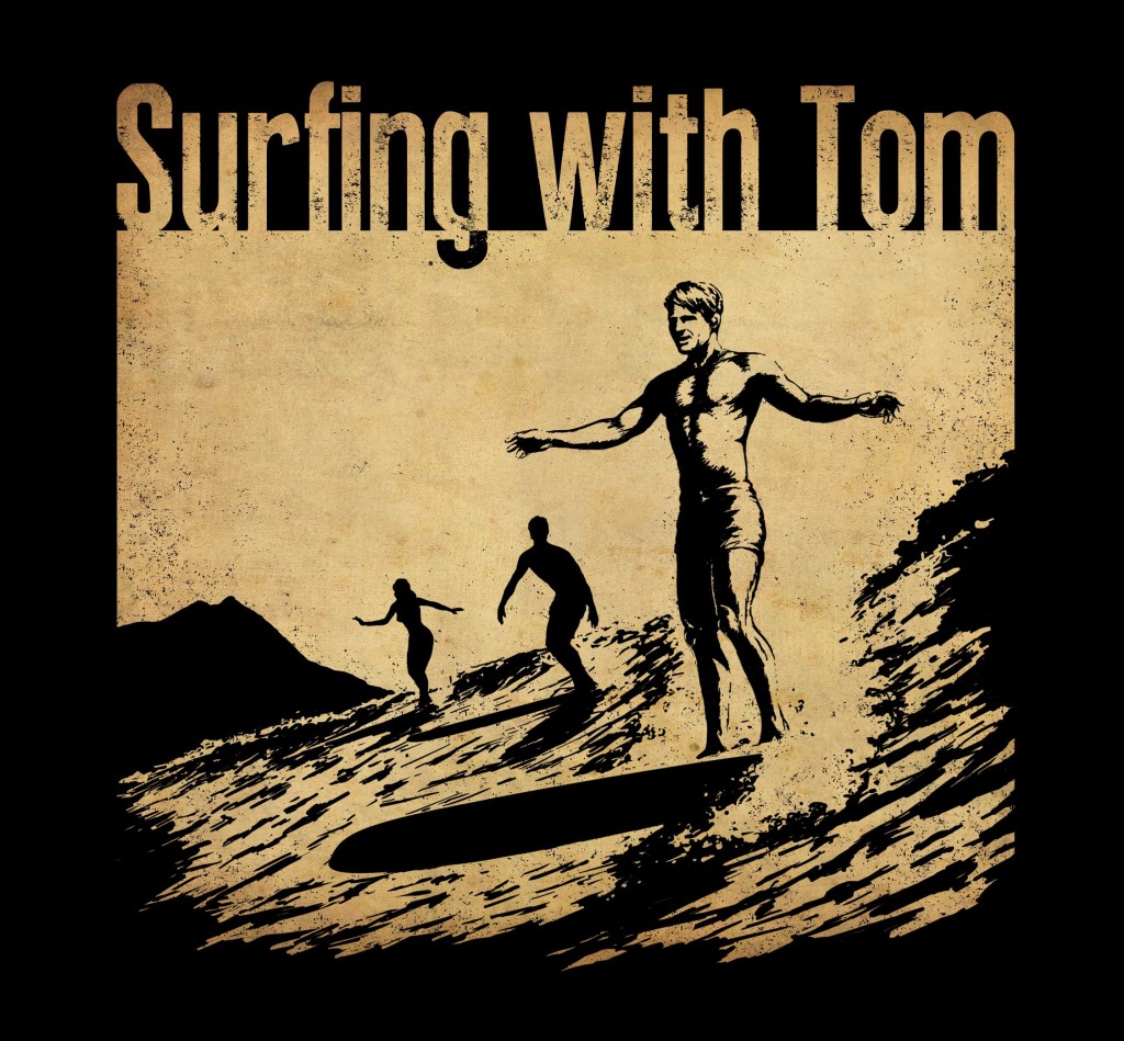 Surfing with Tom Logo | BODIN STERBA DESIGN